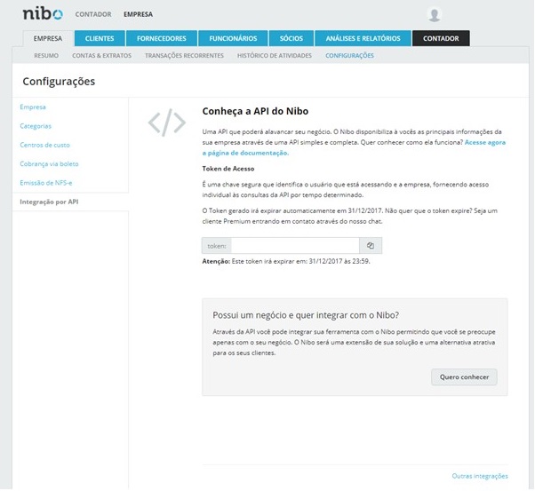 Nibo lança API pública para empresas parceiras